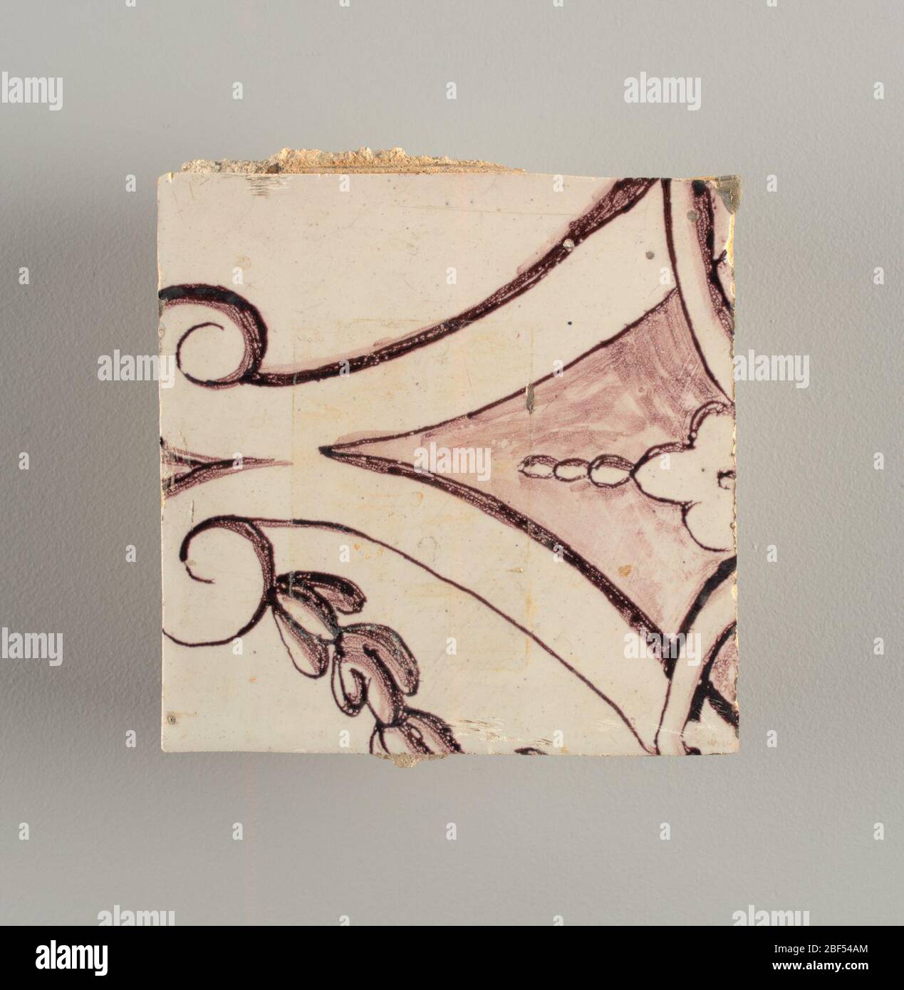 Wall facing. Running design for a frieze or a dado, composed of scrolls ...