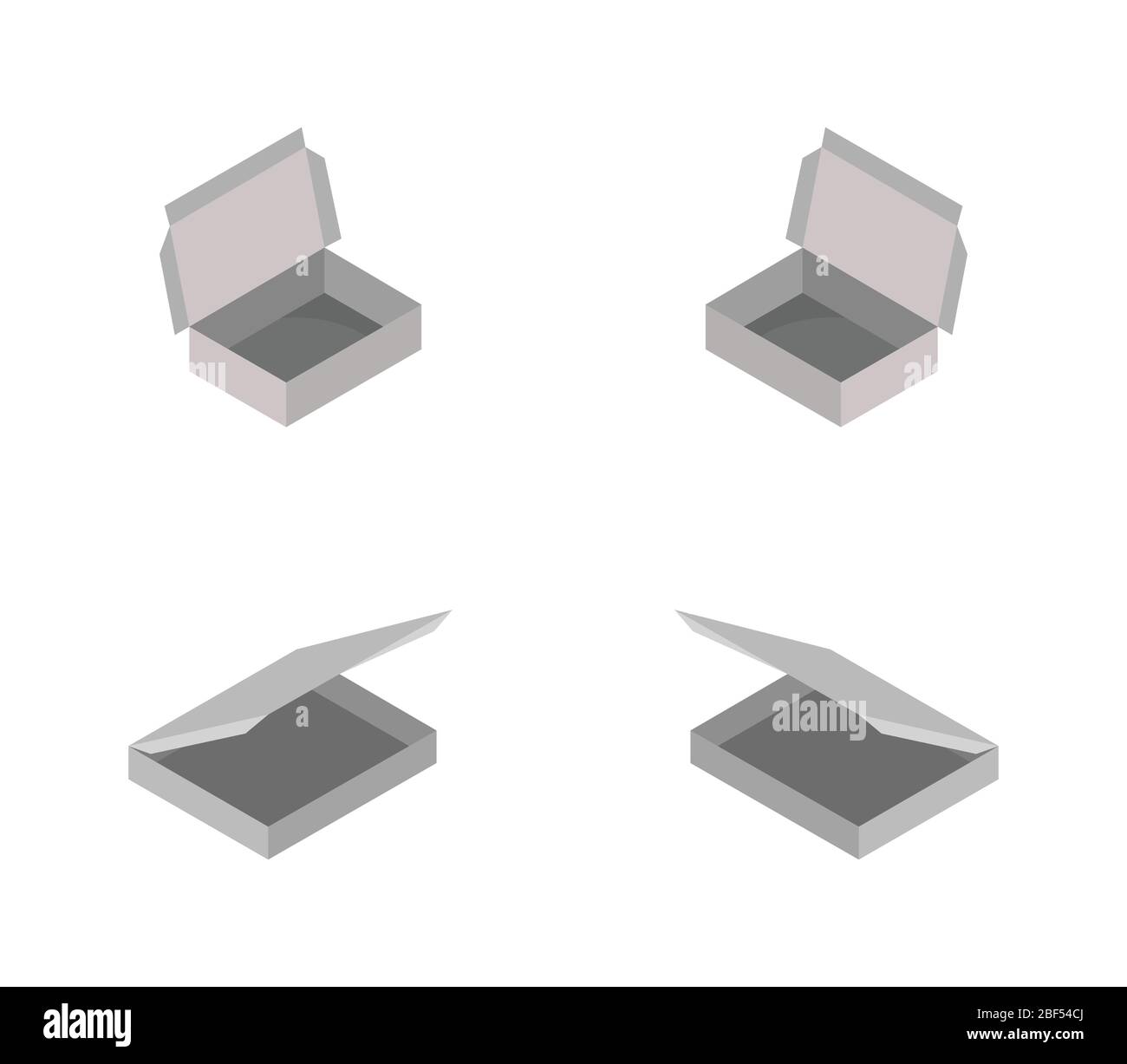 donut box icon illustrated in vector on white background Stock Vector ...