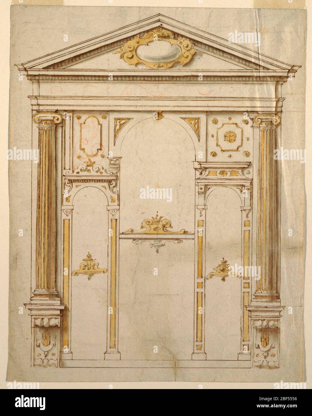 Fluted ionic columns rise hi-res stock photography and images - Alamy