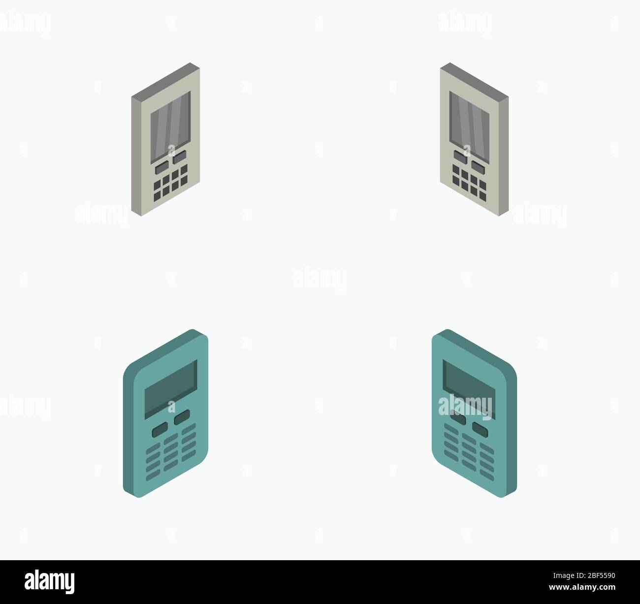 air conditioner remote control icon illustrated in vector on white ...