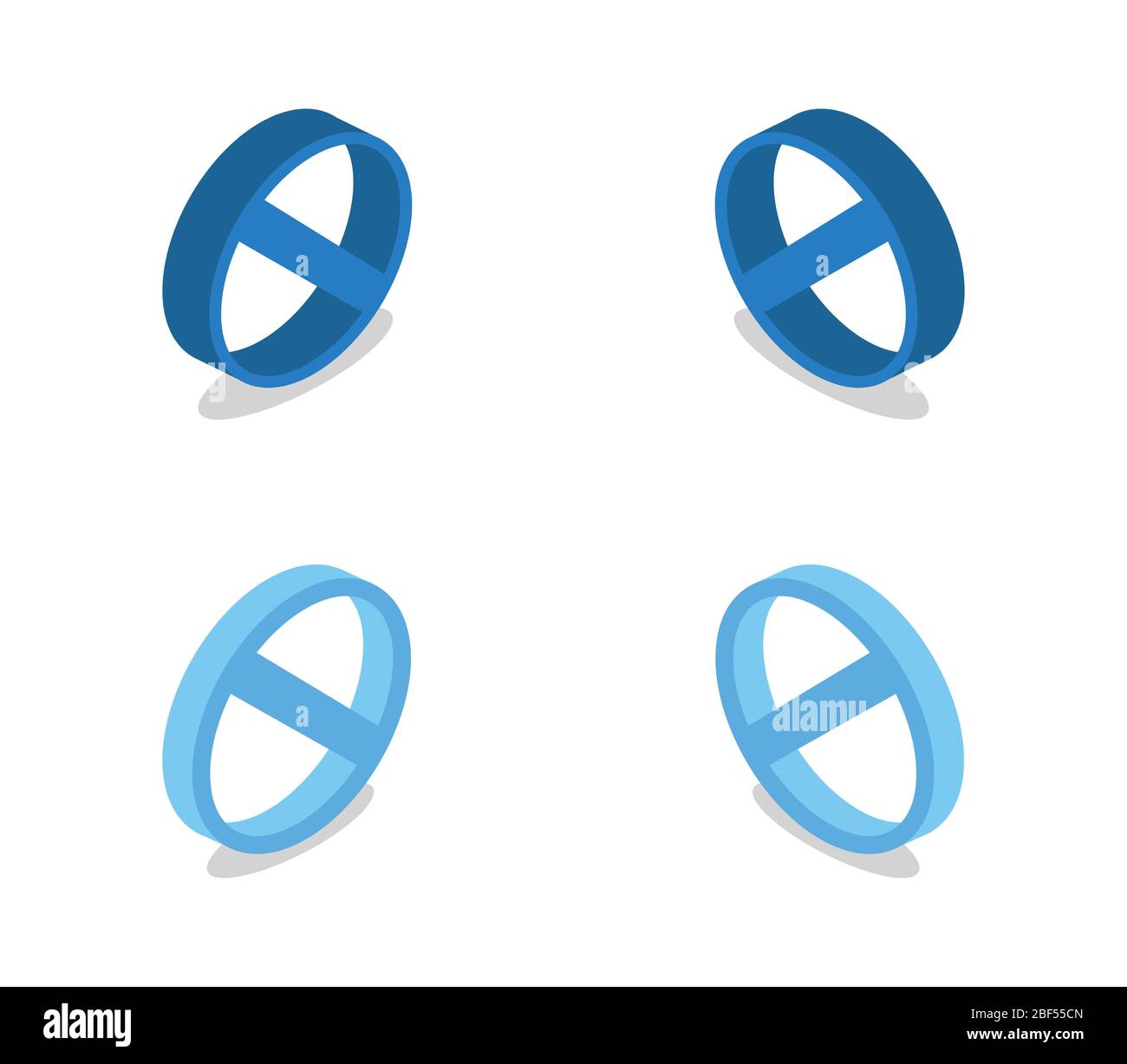 prohibition sign icon illustrated in vector on white background Stock ...