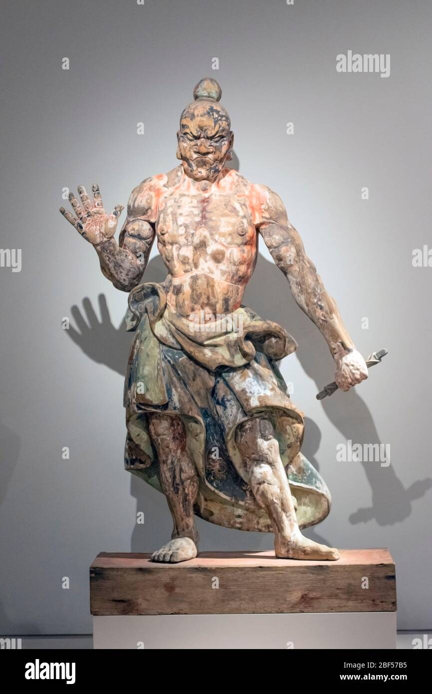 Two Japanese Temple Guardian At The Rijksmuseum At Amsterdam The ...