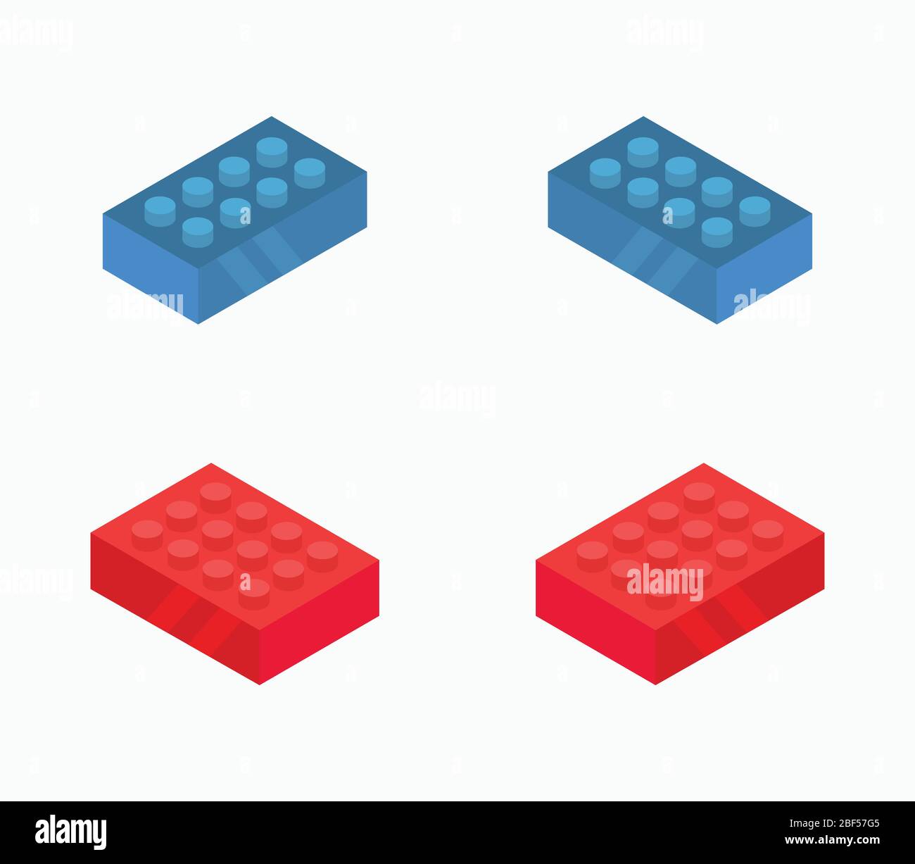 lego icon illustrated in vector on white background Stock Vector Image ...