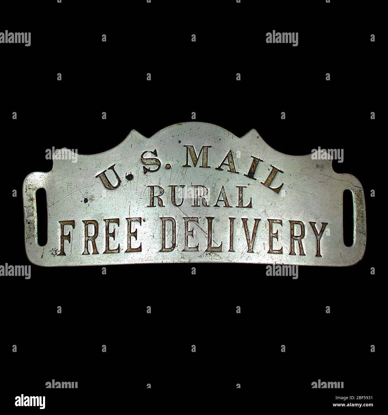 RFD tiara style cap badge. U.S. Post Office Department Rural Free ...