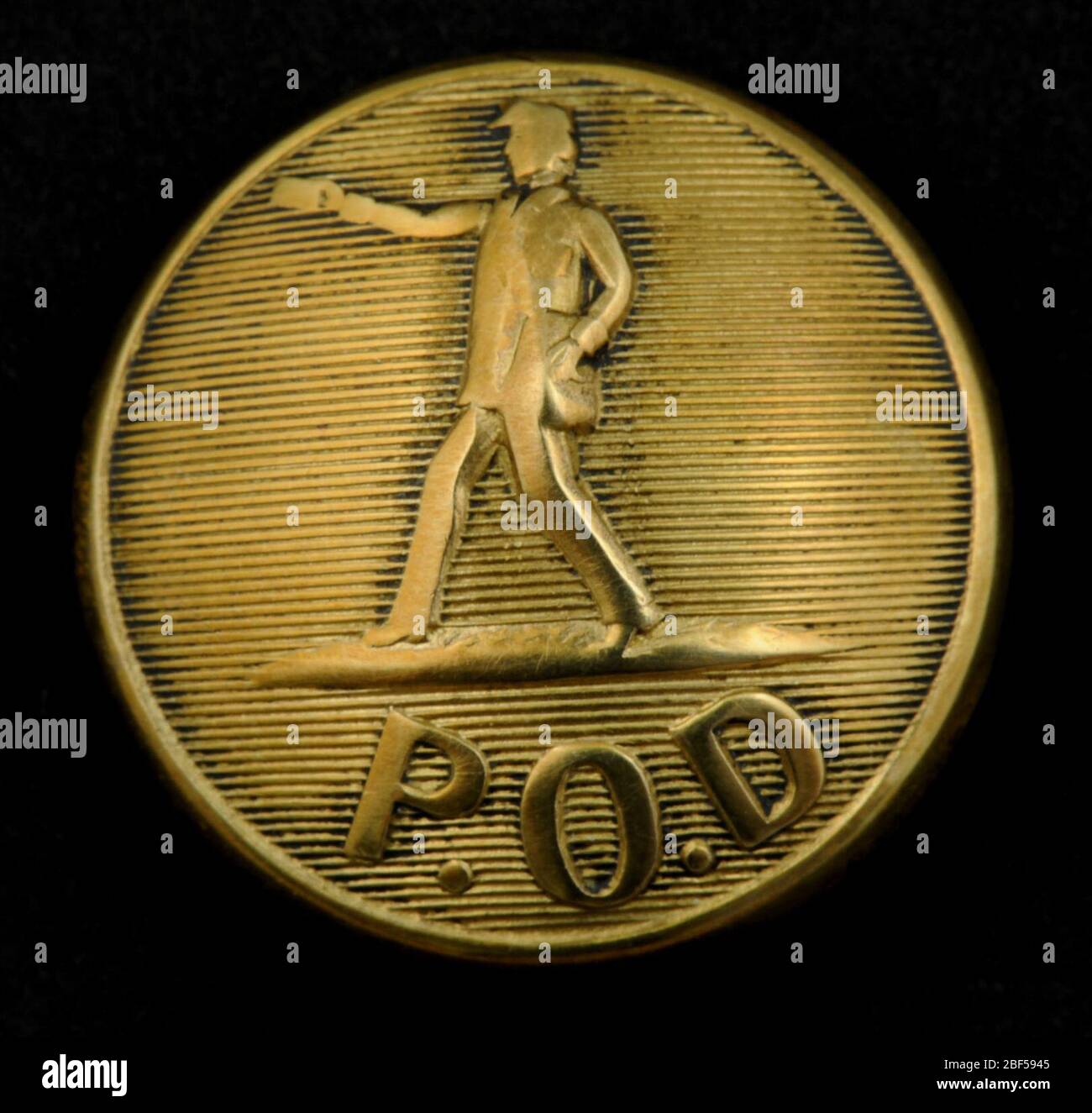 Button Owney tag. Owney received this uniform jacket button from a Post ...