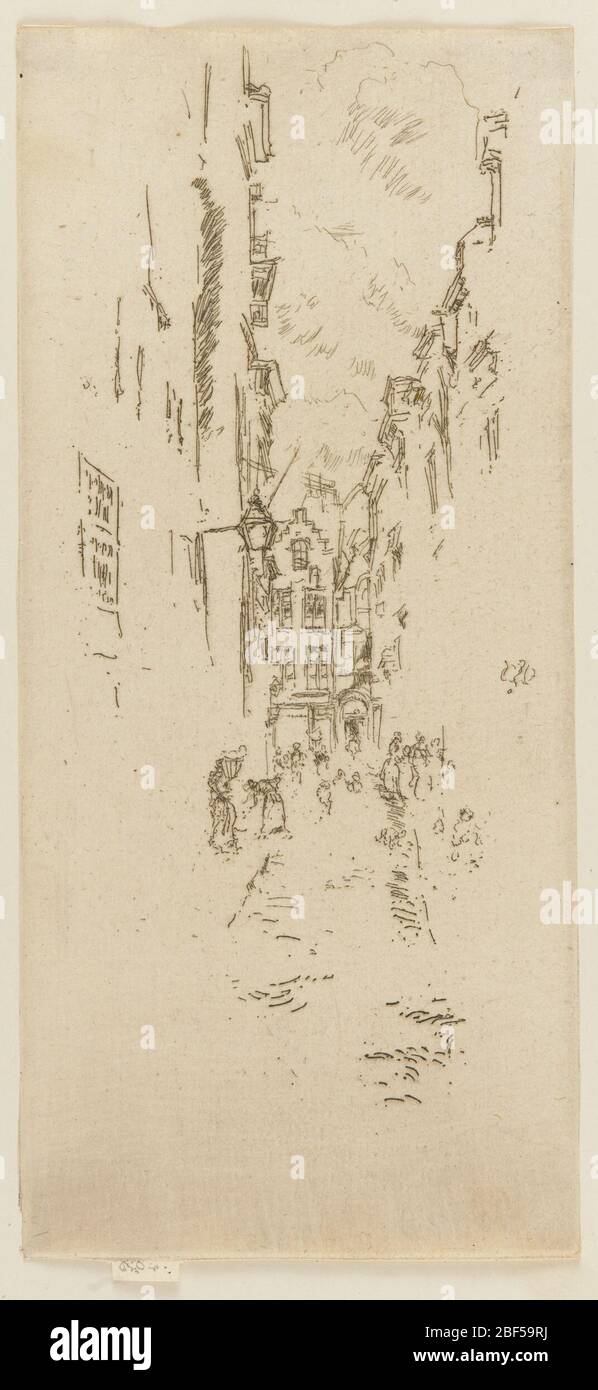 Petite Rue des Bouchers. H. Wunderlich & Co. (1874 - 1912) Charles Lang ...