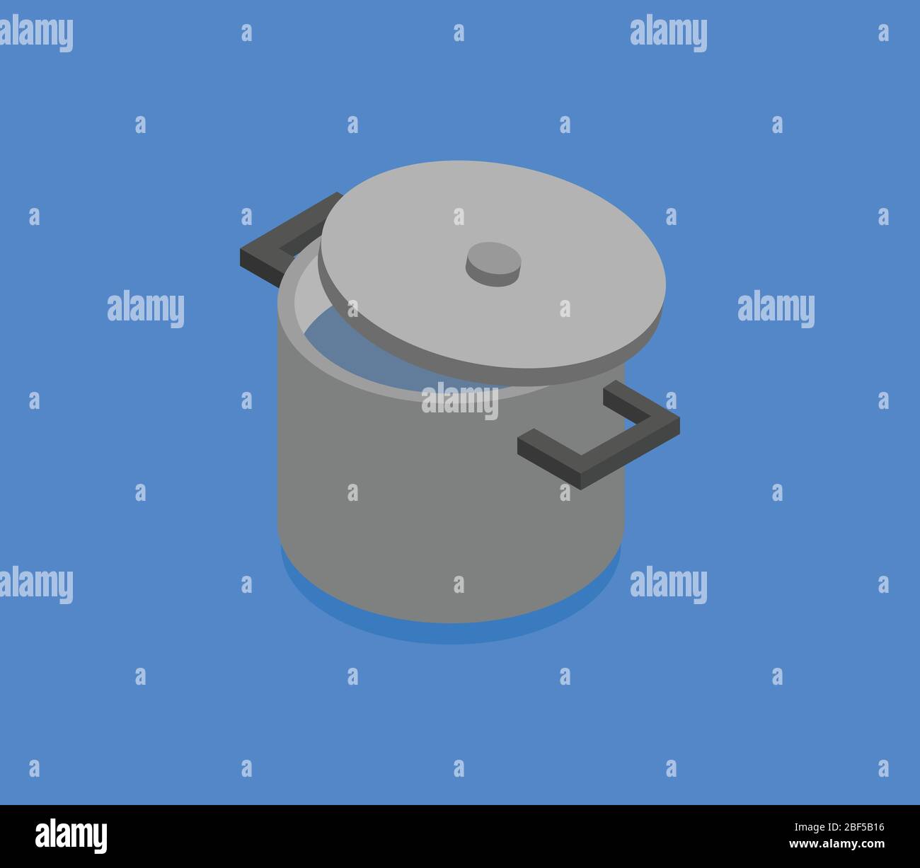 pot icon illustrated in vector on white background Stock Vector Image ...