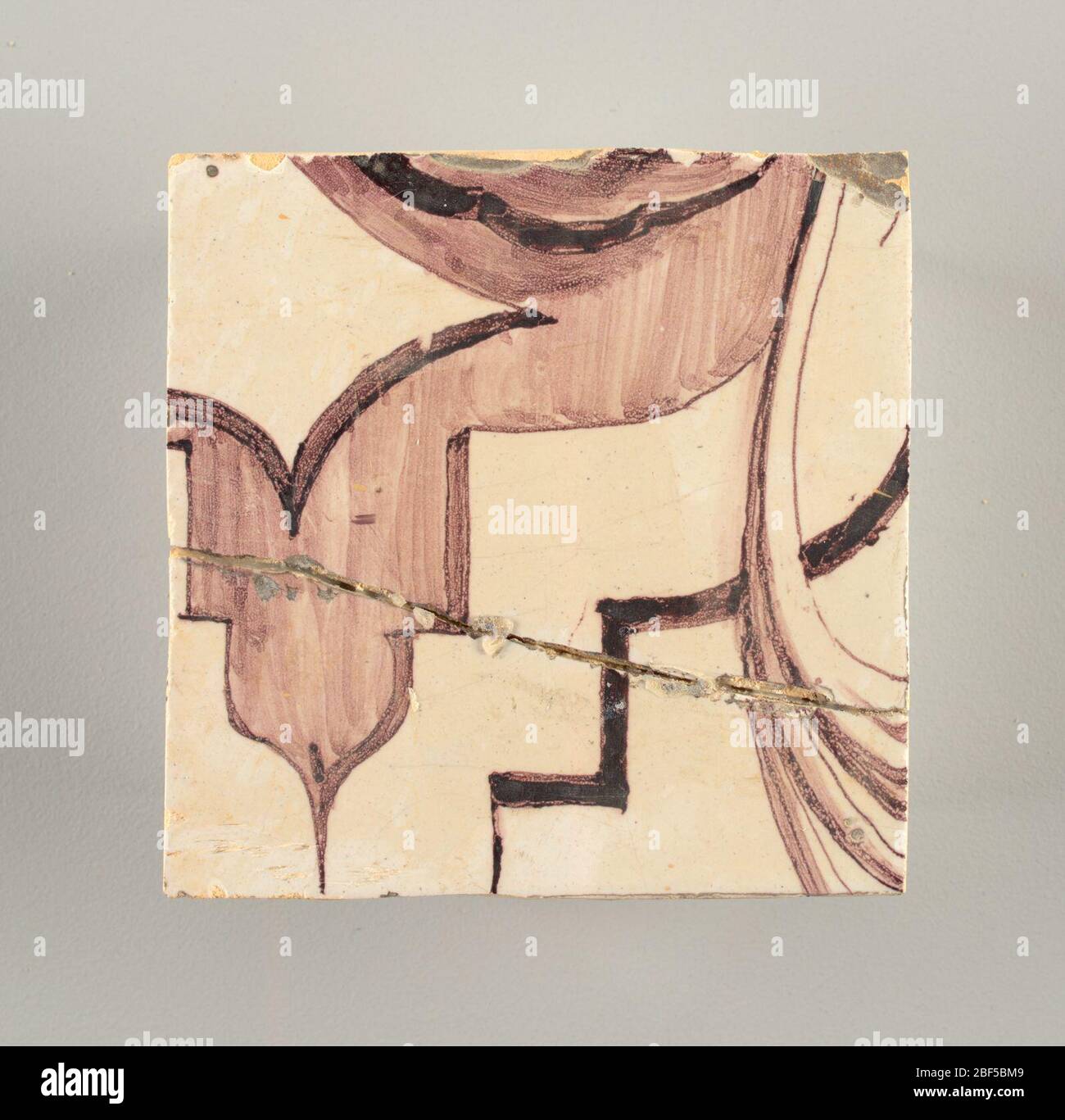 Wall facing. Running design for a frieze or a dado, composed of scrolls ...