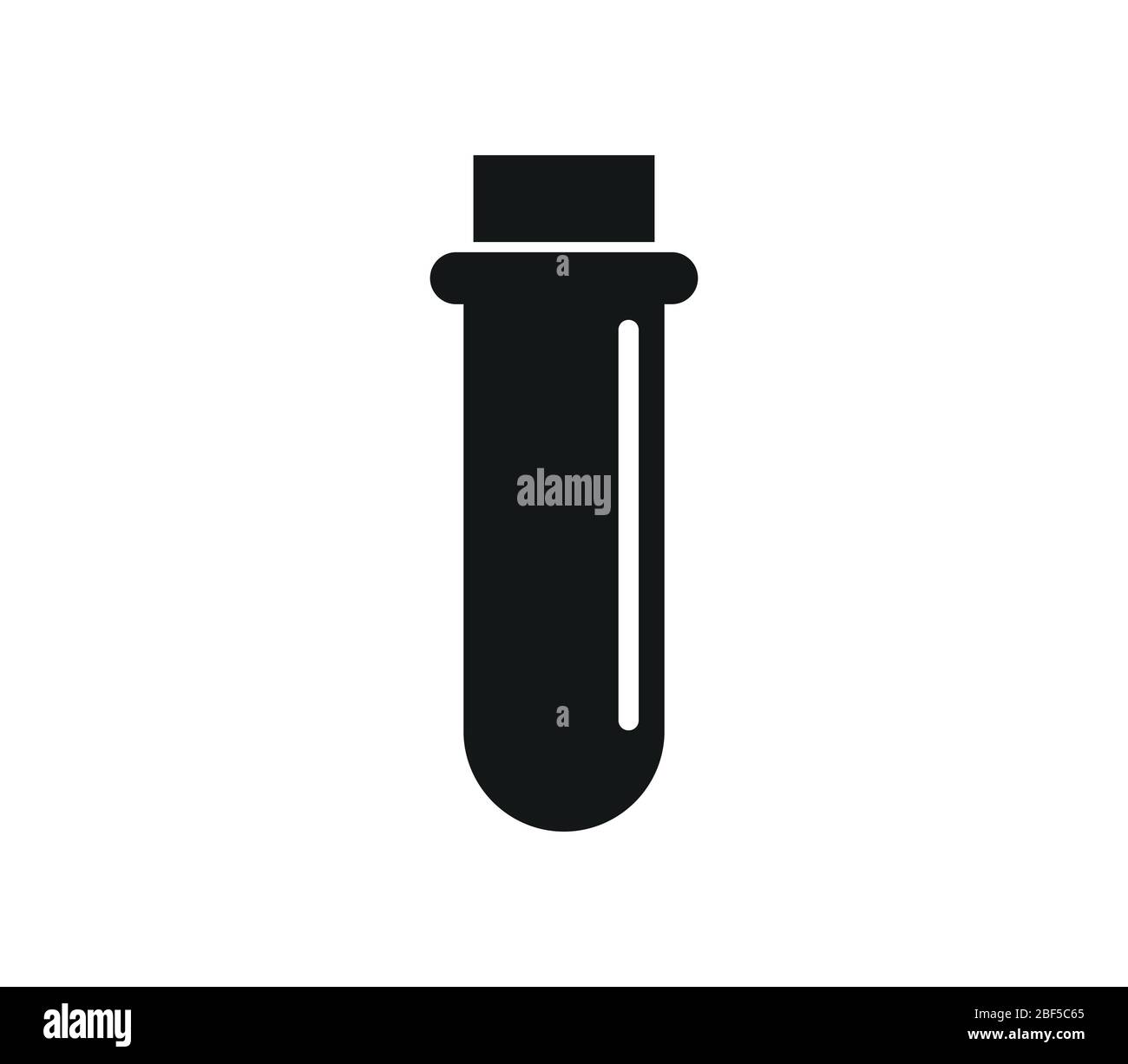 test tube icon illustrated in vector on white background Stock Vector ...