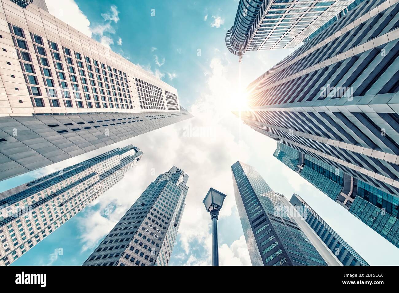 Singapore raffles place hi-res stock photography and images - Alamy