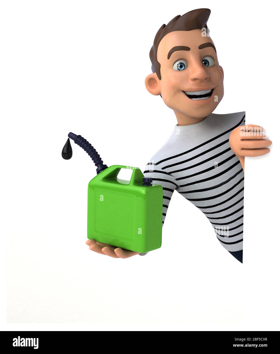 Fun cartoon character oil 3d Cut Out Stock Images & Pictures - Alamy