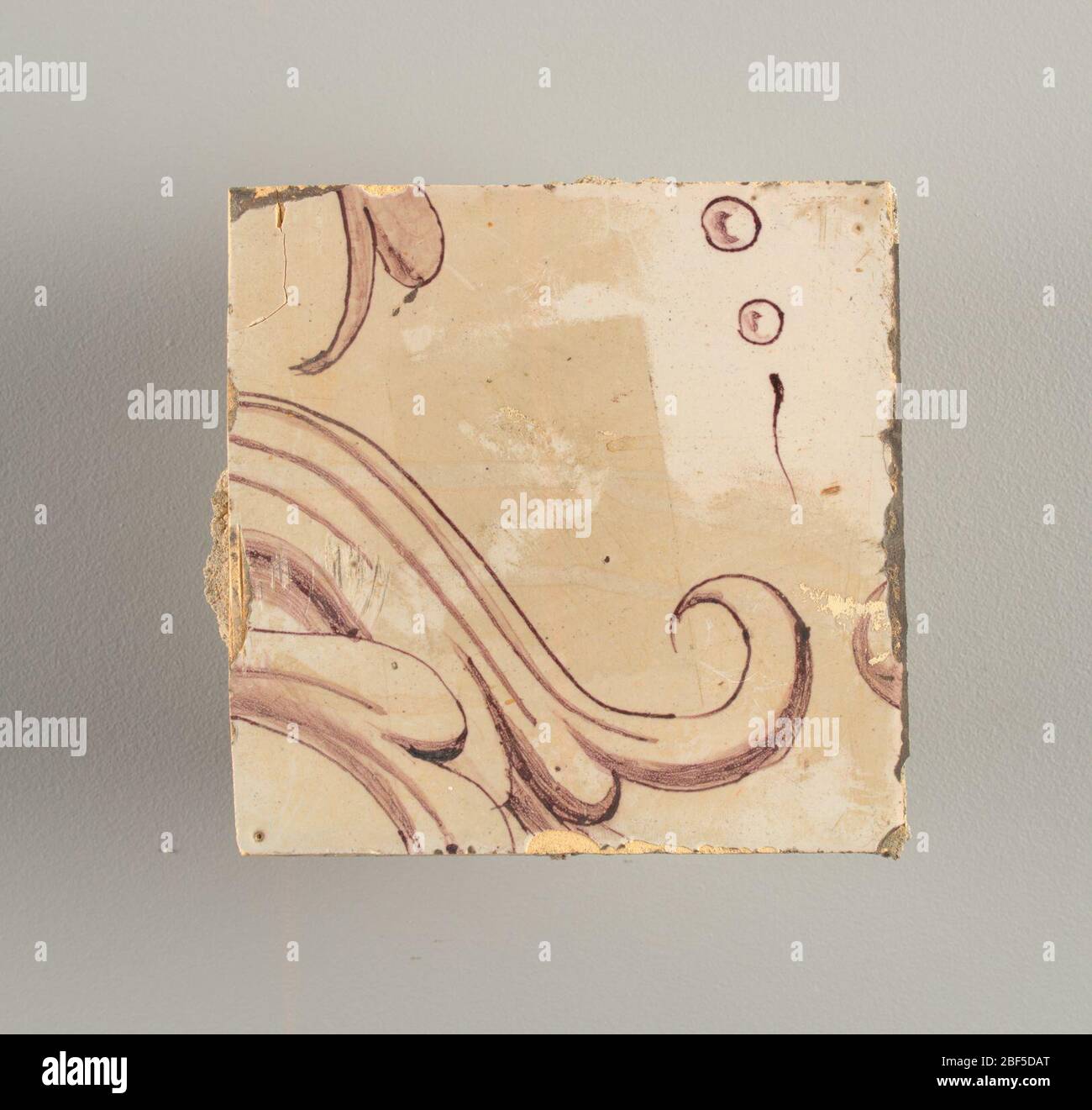 Wall facing. Running design for a frieze or a dado, composed of scrolls ...