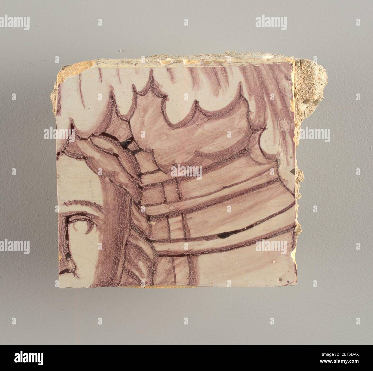 Wall facing. Horizontal rectangle. Thirty-seven tiles wide and twenty ...