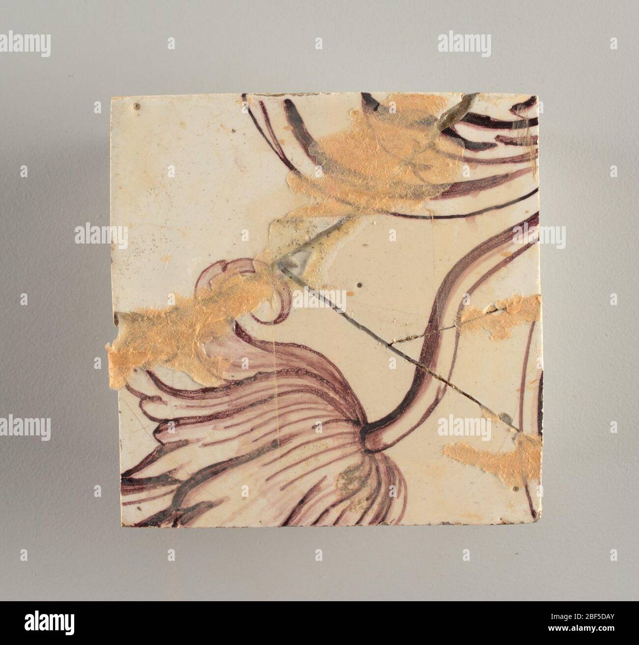 Wall facing. Running design for a frieze or a dado, composed of scrolls ...