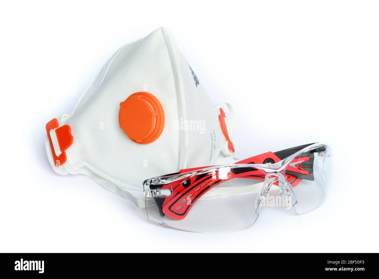 Protection Mask KN95 ffp3 with glasses against dust and corona viruses ...