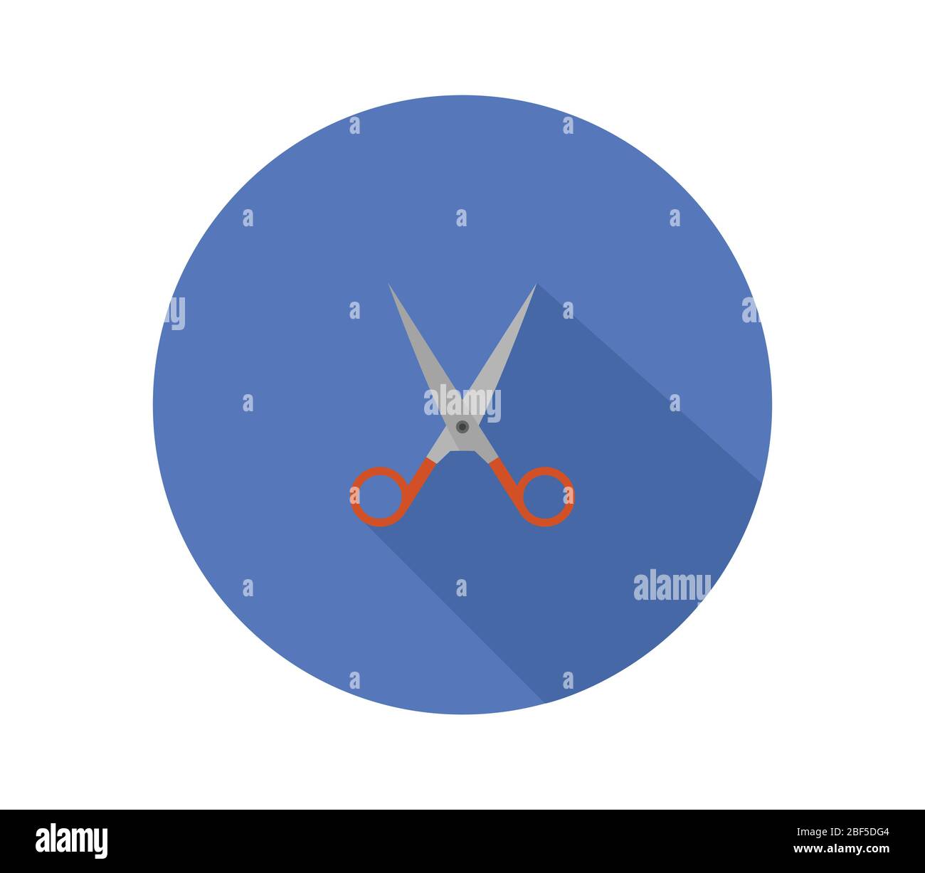 scissor icon illustrated in vector on white background Stock Vector ...