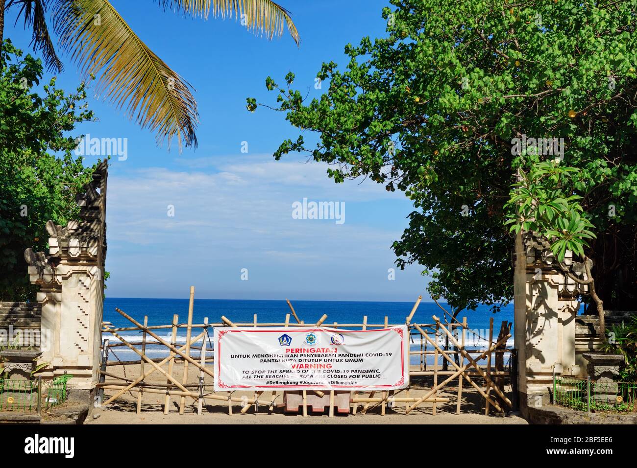 Entrance gate for kuta beach hi-res stock photography and images - Alamy