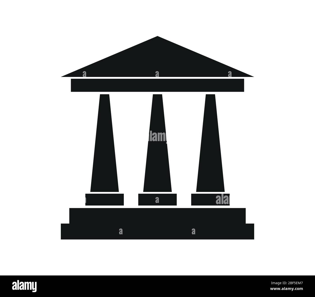 university icon illustrated in vector on white background Stock Vector ...