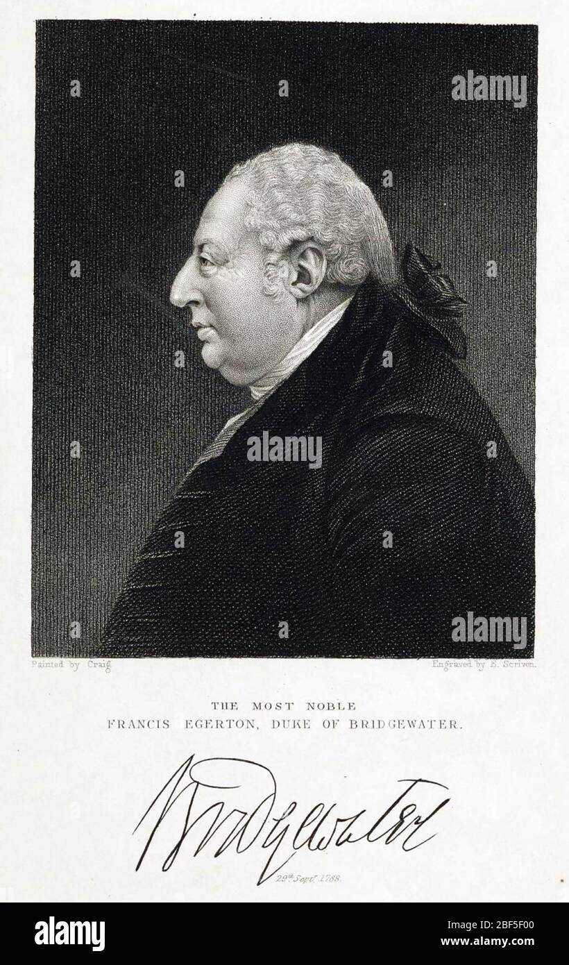 3rd duke bridgewater hi-res stock photography and images - Alamy