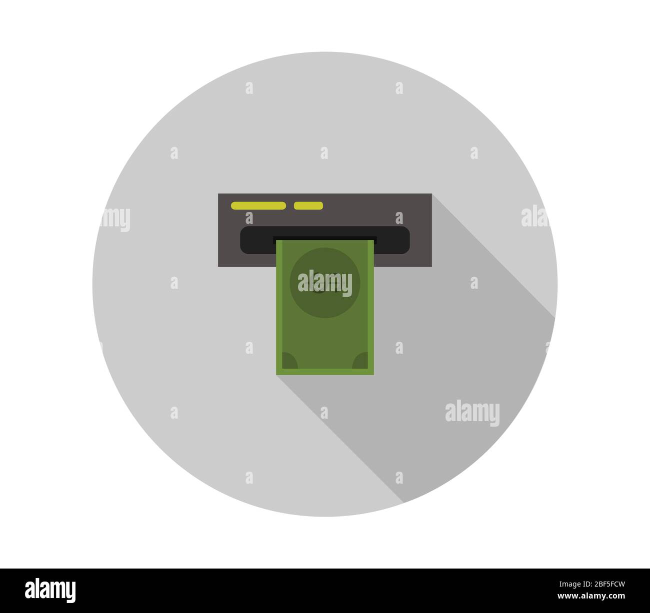 ATM icon illustrated in vector on white background Stock Vector Image ...