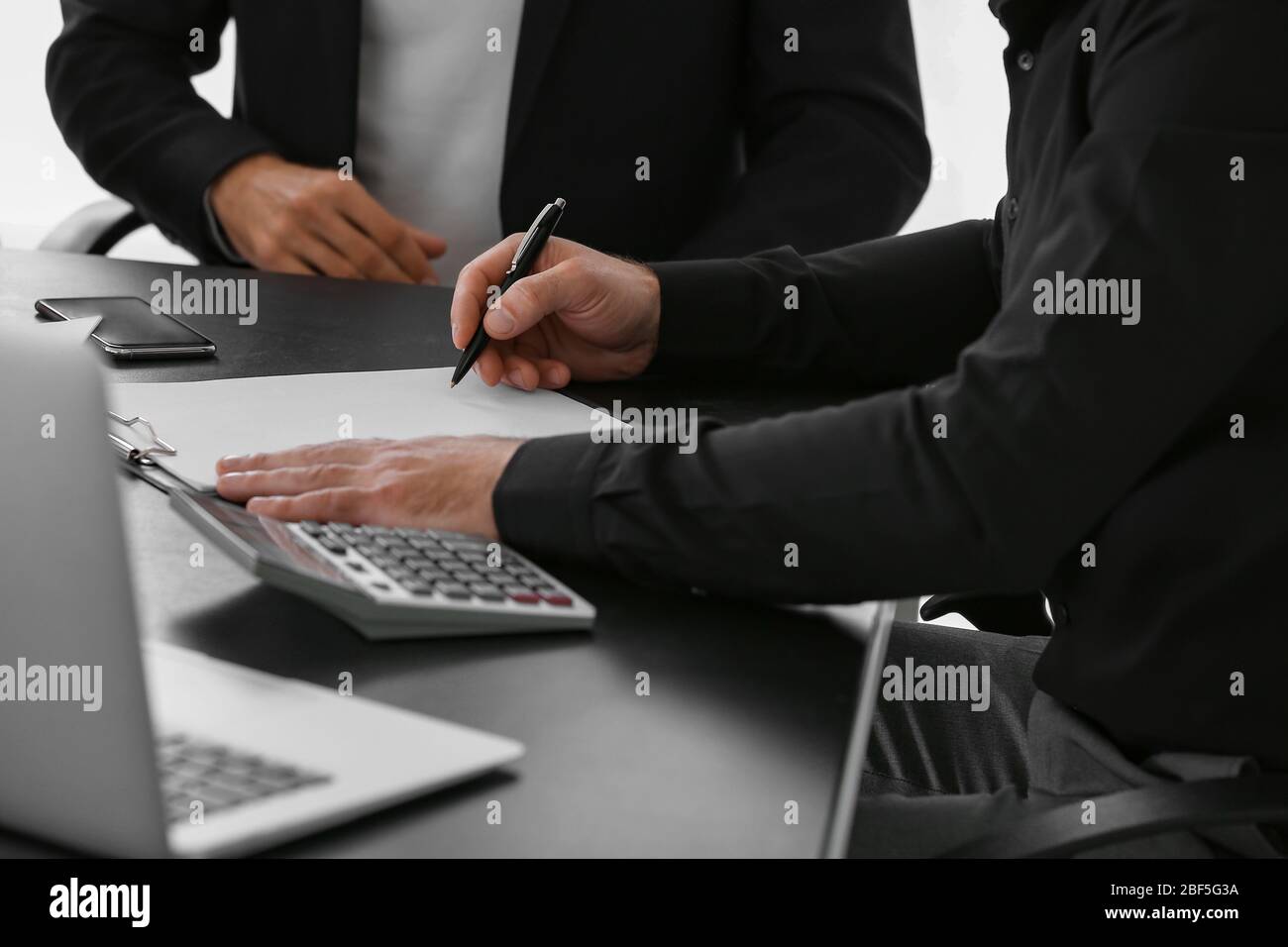 Bank manager working client hi-res stock photography and images - Alamy