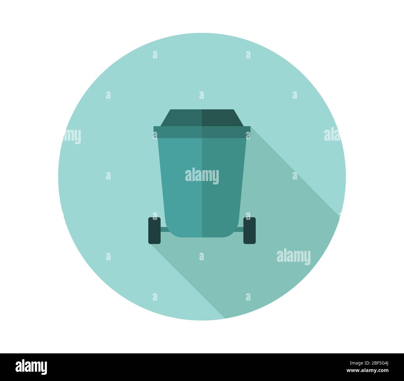 trash bin icon illustrated in vector on white background Stock Vector ...