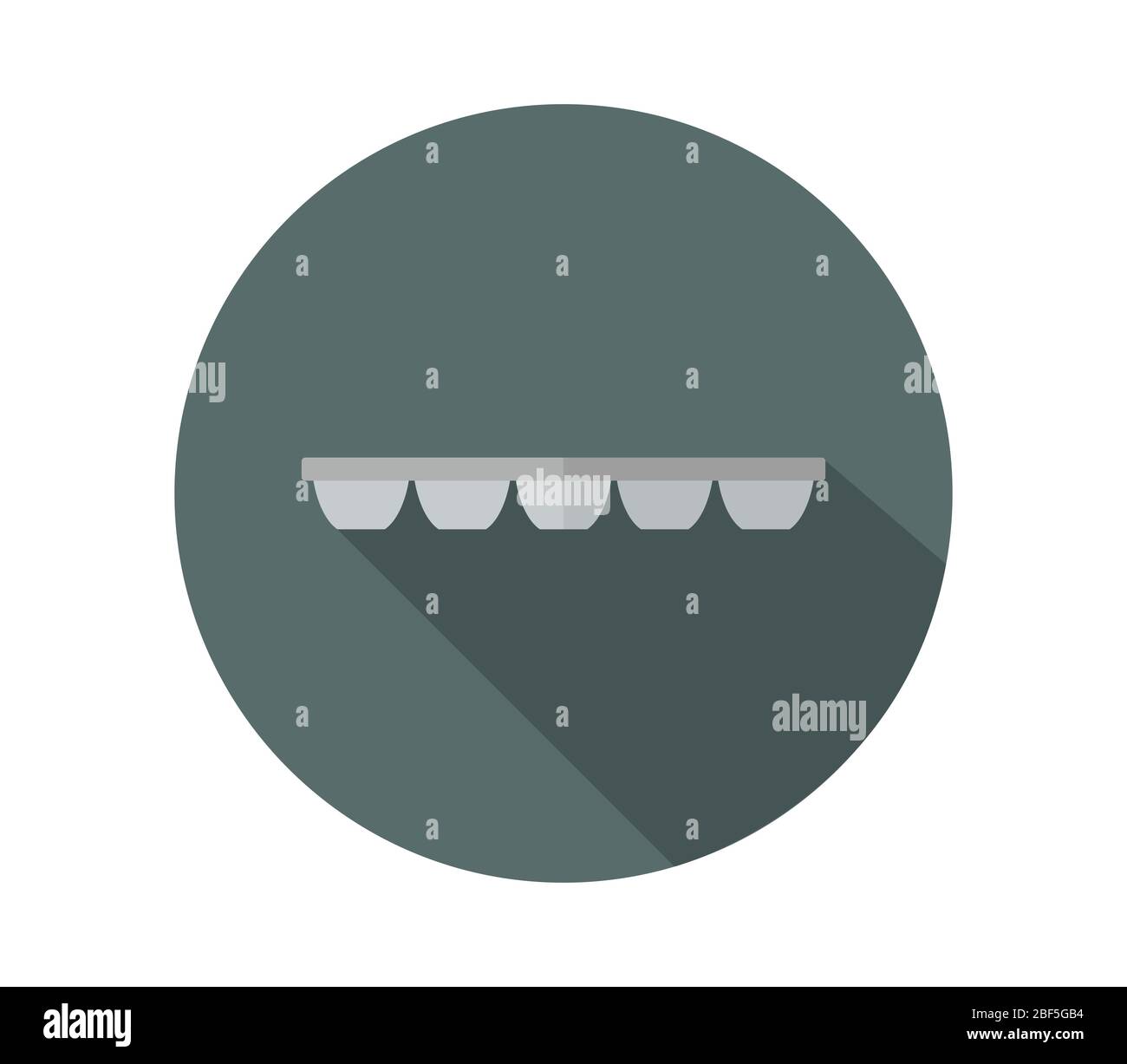 ice tray icon illustrated in vector on white background Stock Vector ...