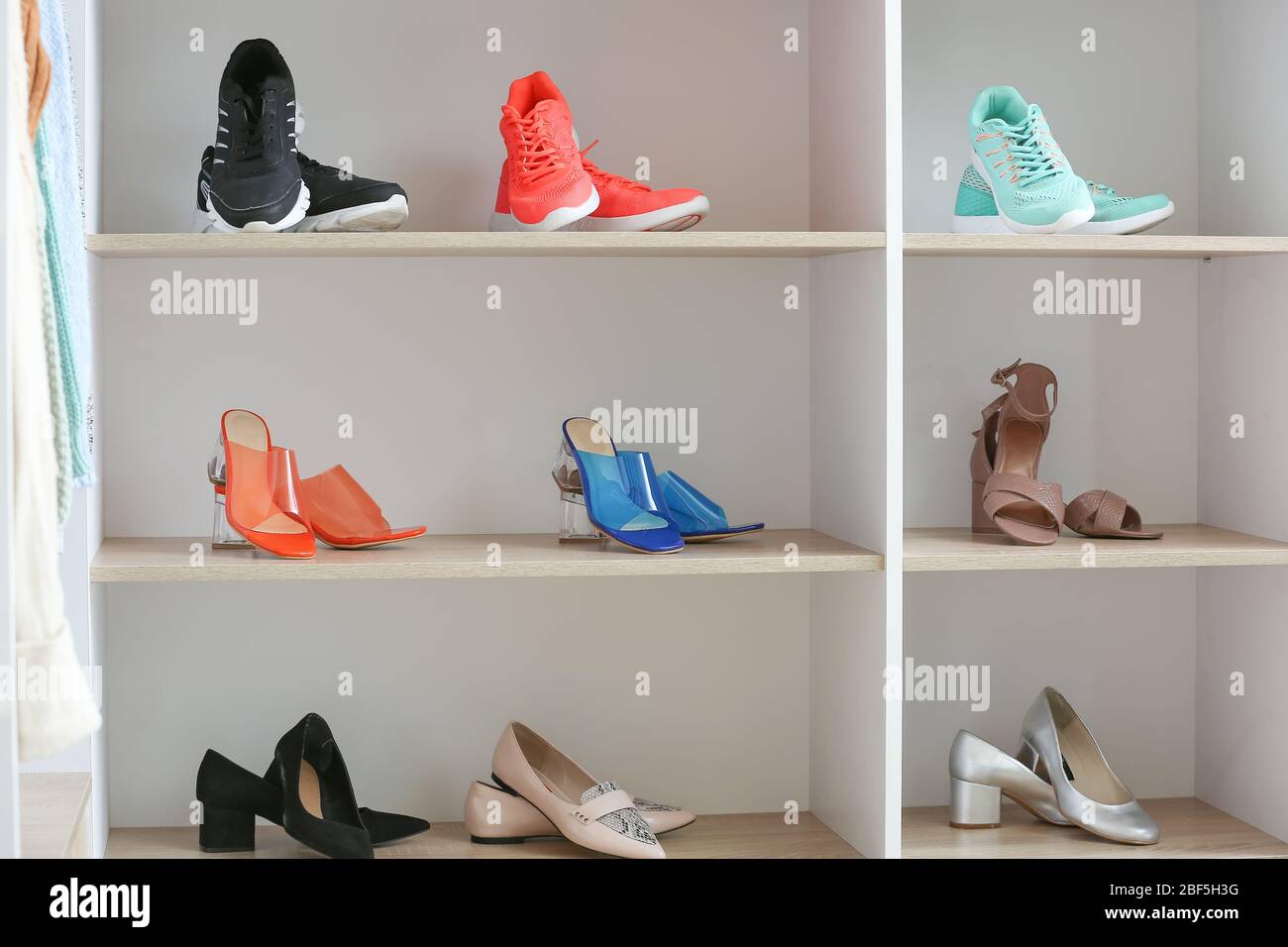 High heels on shelves hi-res stock photography and images - Alamy