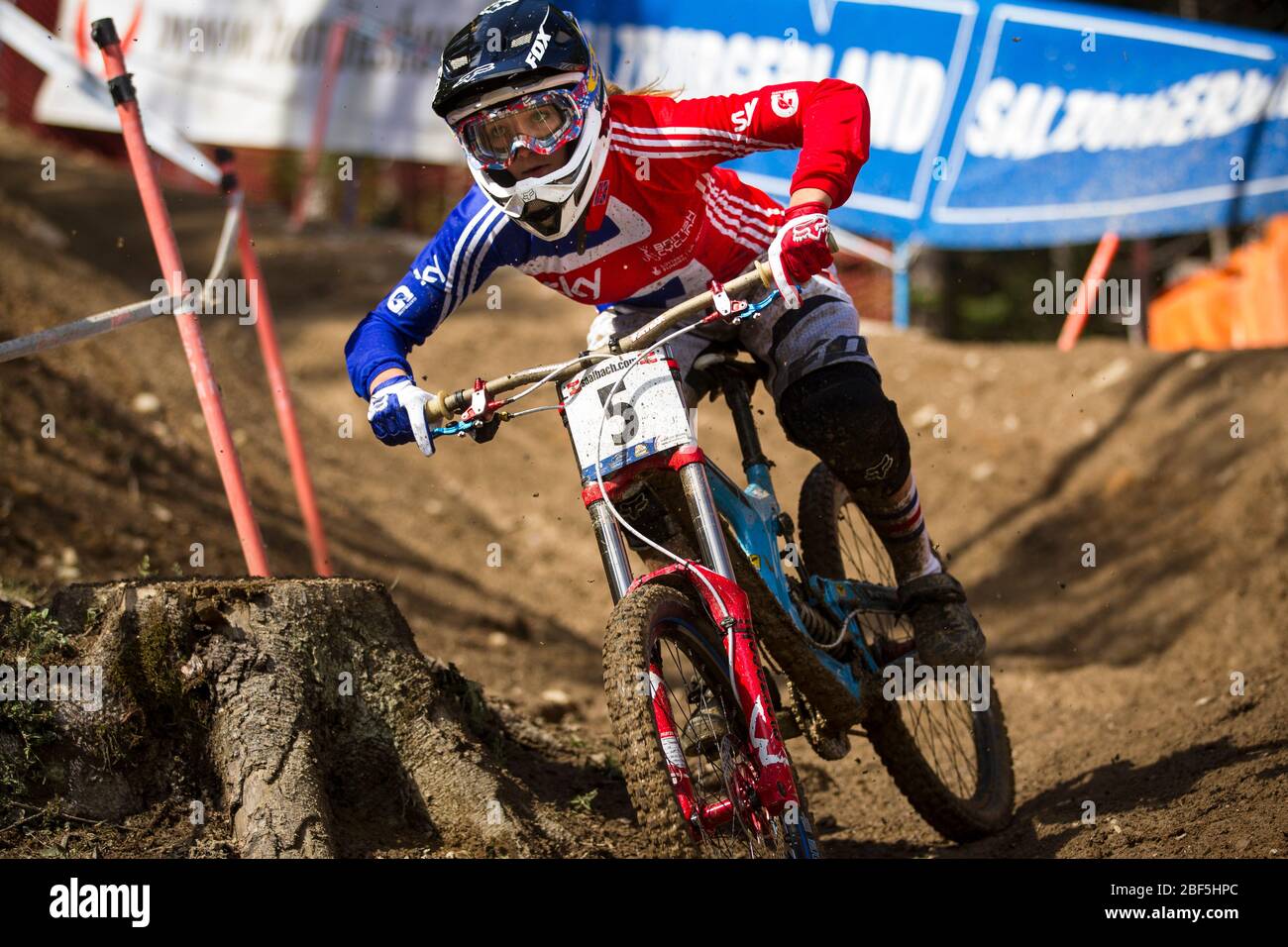LEOGANG, AUSTRIA - SEPTEMBER 1, 2012. Tahnee Seagrave (GBR) racing for Team FMD Racing at the ...