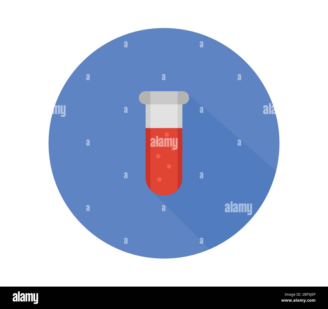 test tube icon illustrated in vector on white background Stock Vector ...