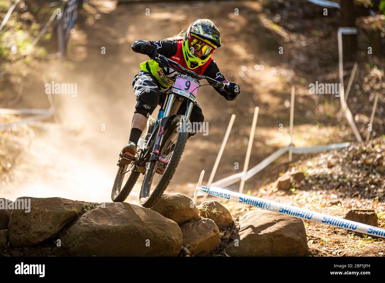 PIETERMARITZBURG, SOUTH AFRICA - APRIL 12, 2014. Tahnee Seagrave (GBR) racing for Team FMD ...