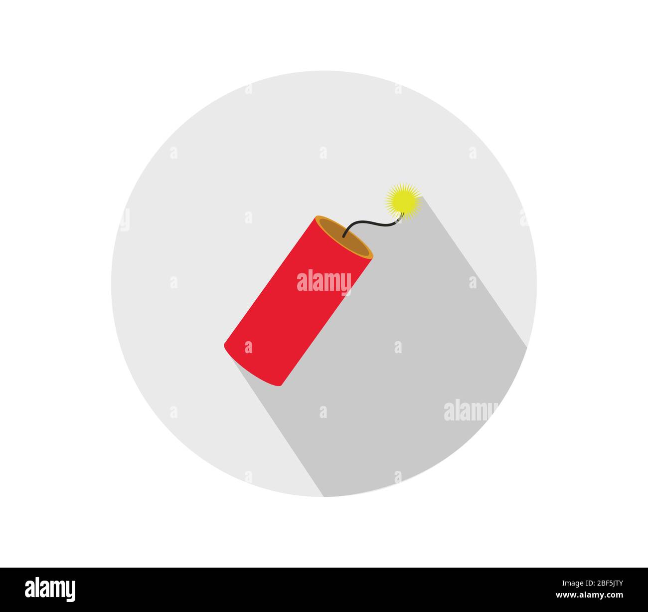 dynamite icon illustrated in vector on white background Stock Vector ...