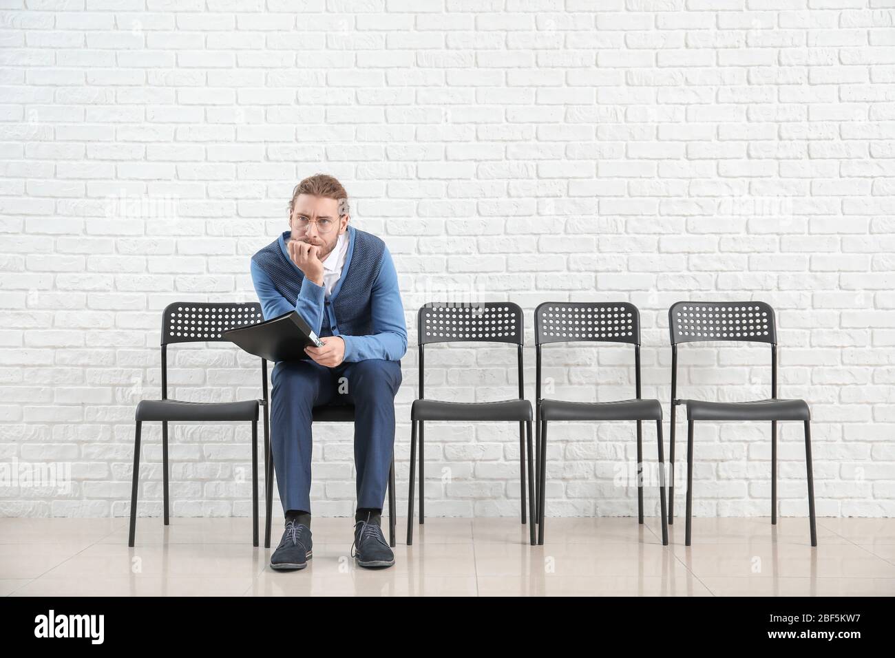 Employee interview nervous future hi-res stock photography and images ...