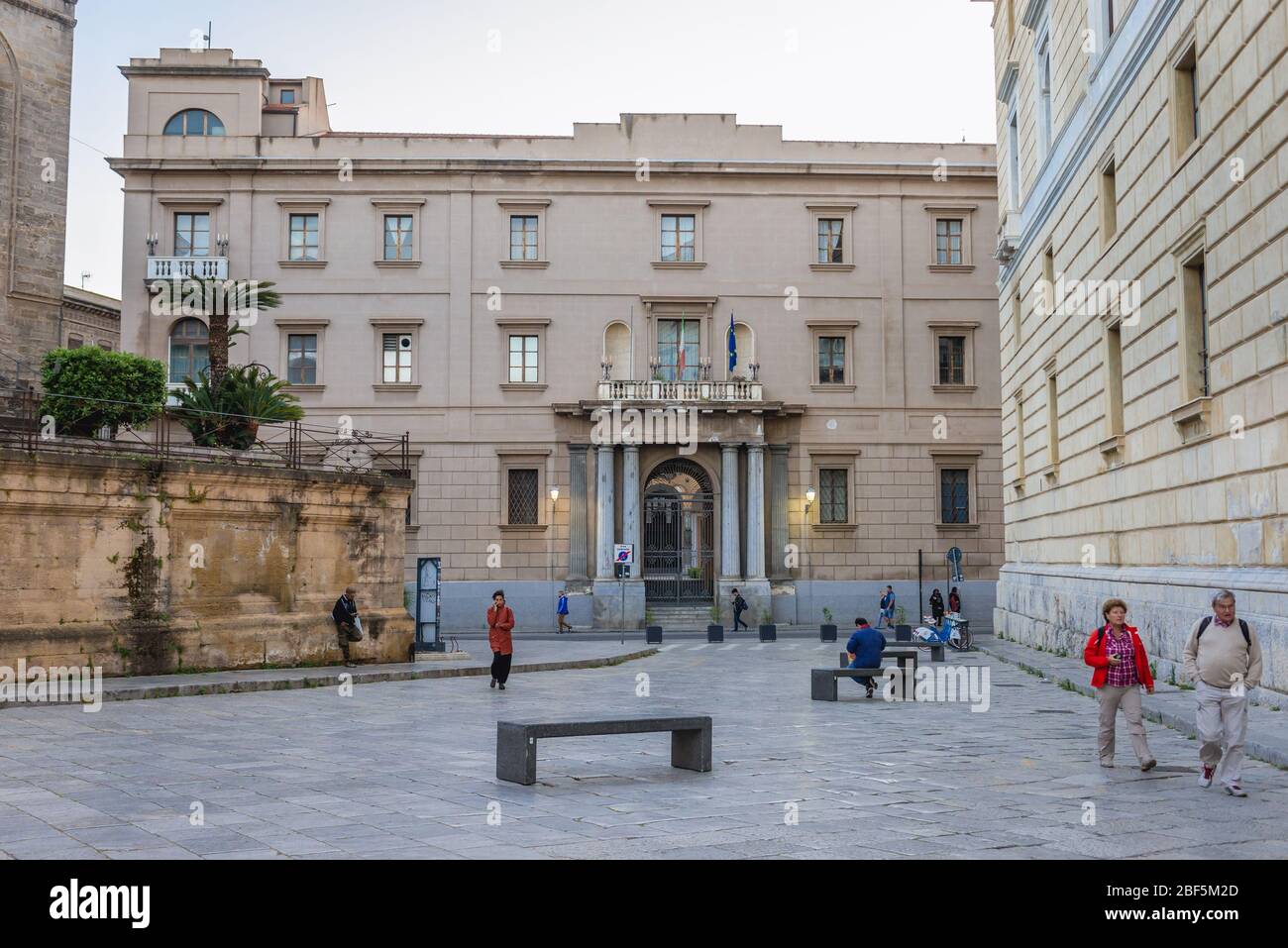 Building of Faculty of Law of University of Palermo in Kalsa district ...