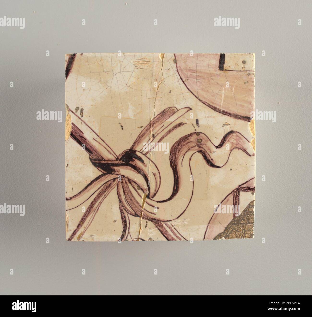 Wall facing. Running design for a frieze or a dado, composed of scrolls ...