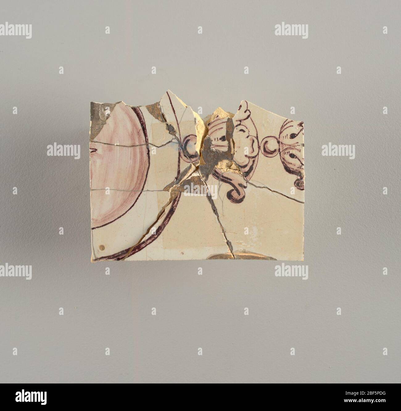 Wall facing. Running design for a frieze or a dado, composed of scrolls ...