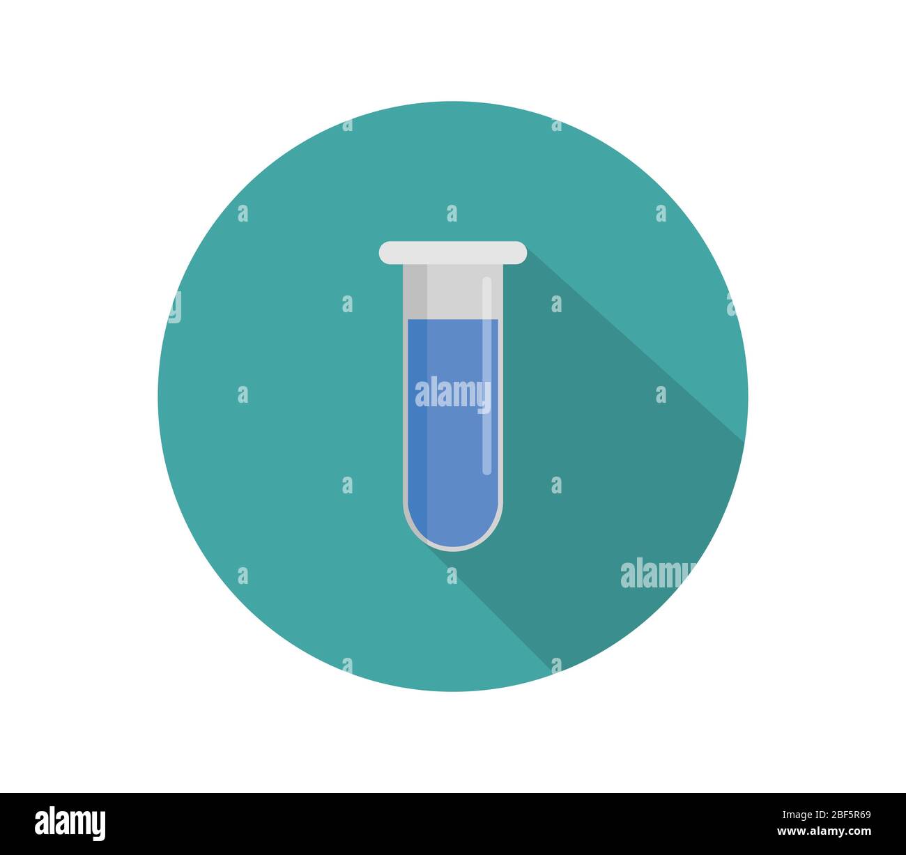 test tube icon illustrated in vector on white background Stock Vector ...