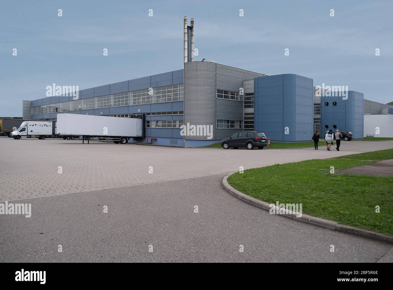 Factory Building Vitra Campus by Nicholas Grimshaw Stock Photo - Alamy