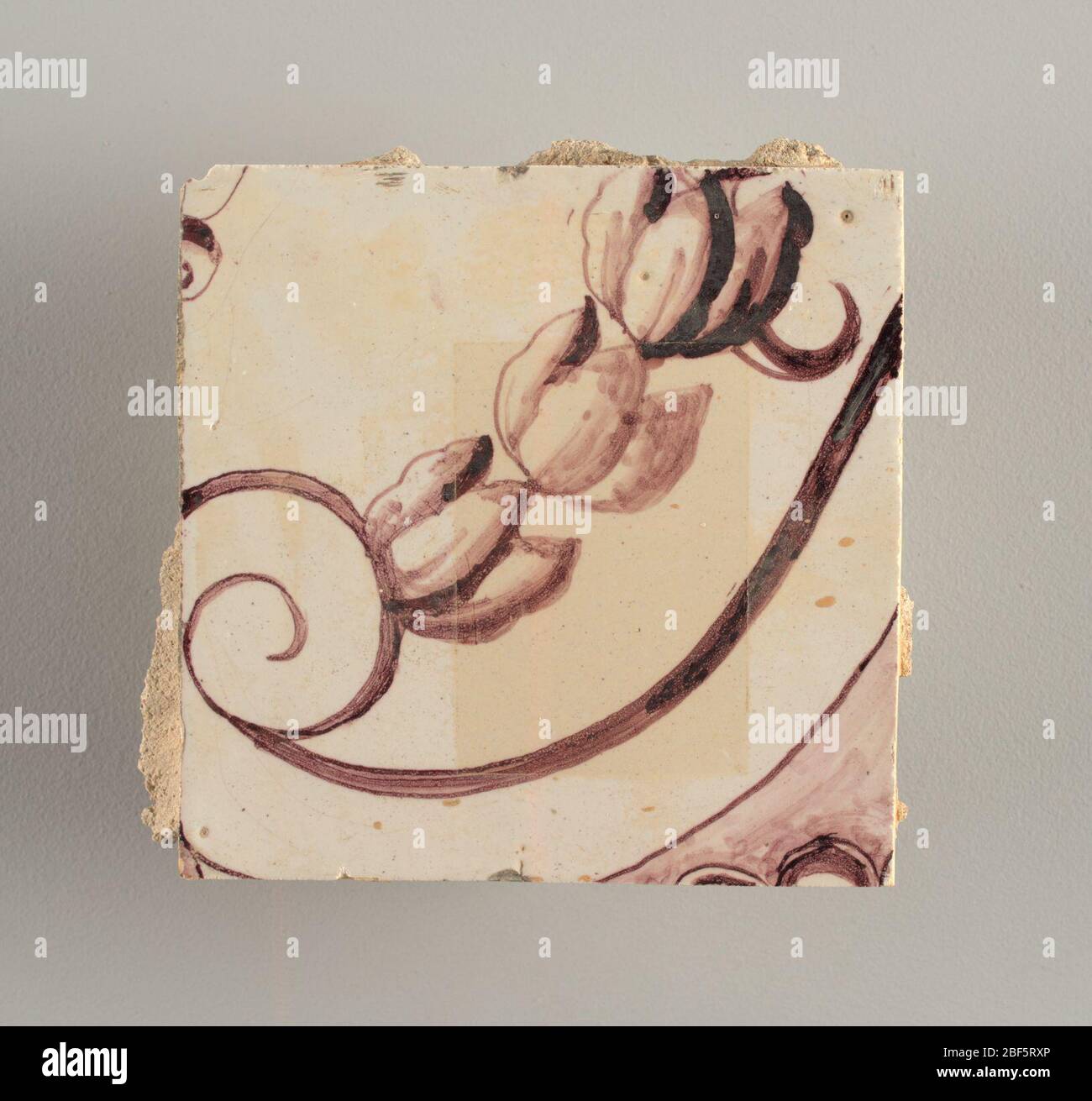 Wall facing. Running design for a frieze or a dado, composed of scrolls ...