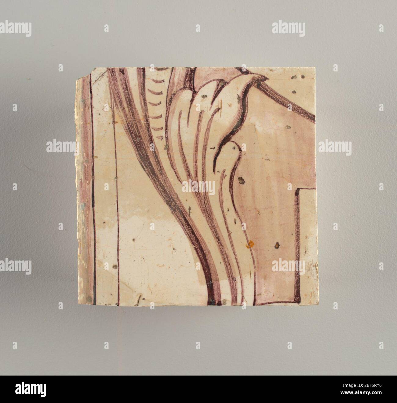 Wall facing. Running design for a frieze or a dado, composed of scrolls ...