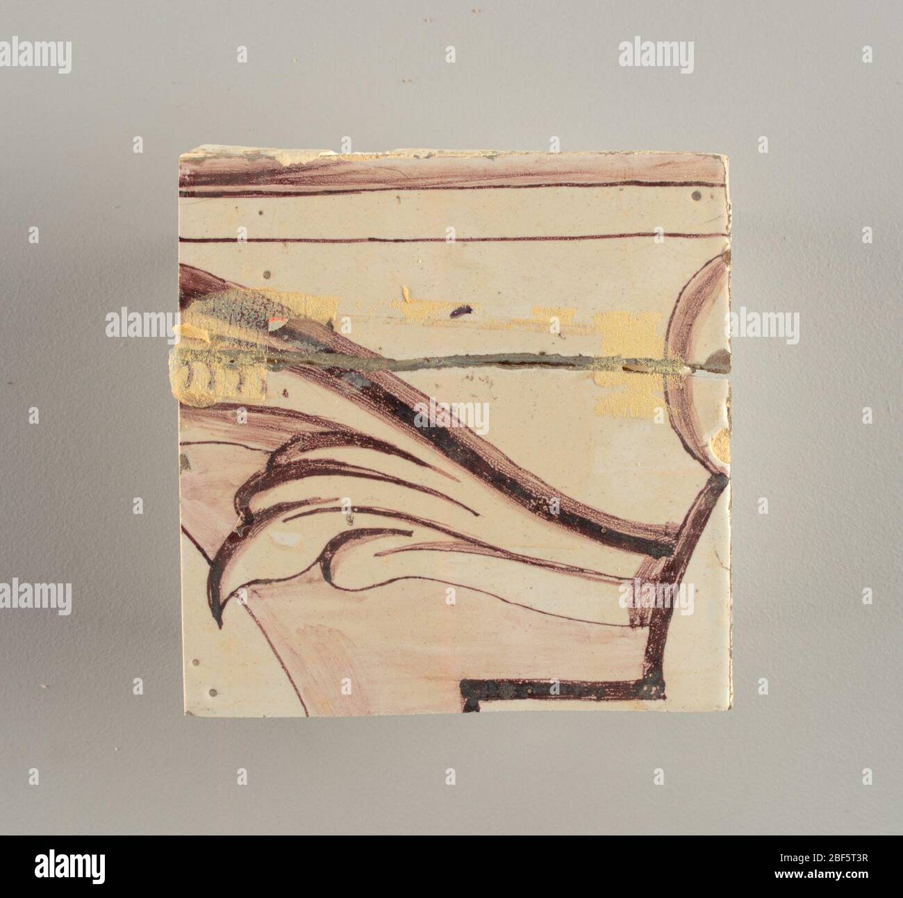 Wall facing. Running design for a frieze or a dado, composed of scrolls ...