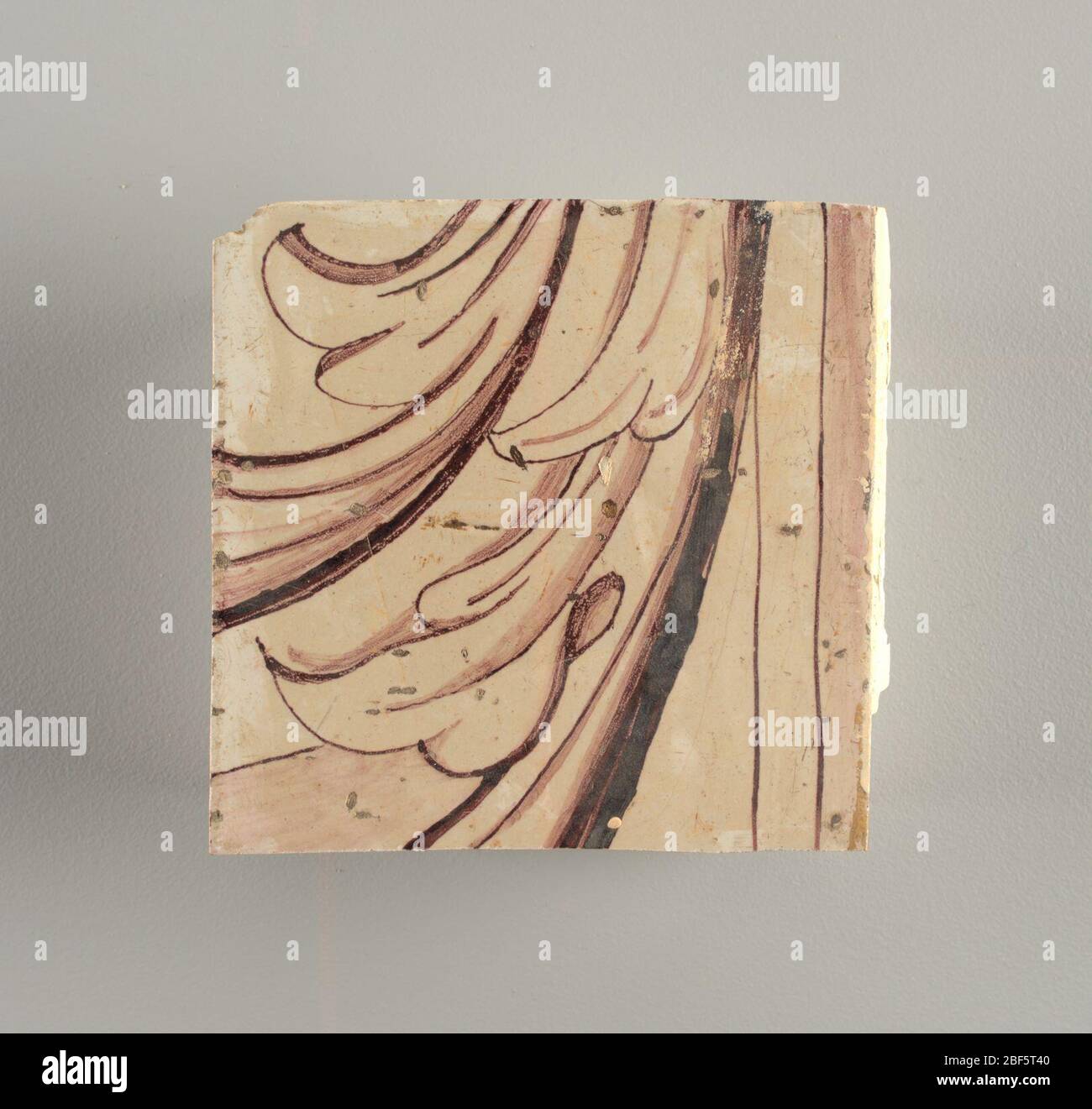 Wall facing. Running design for a frieze or a dado, composed of scrolls ...