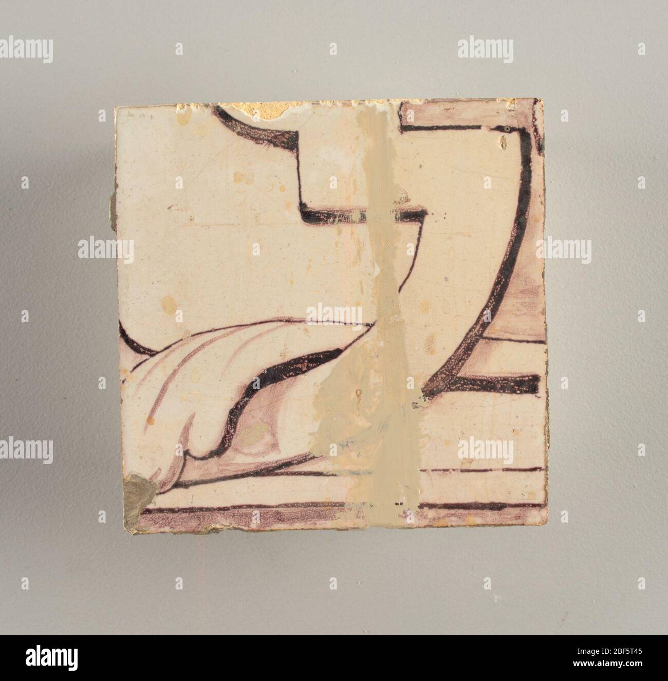 Wall facing. Running design for a frieze or a dado, composed of scrolls ...