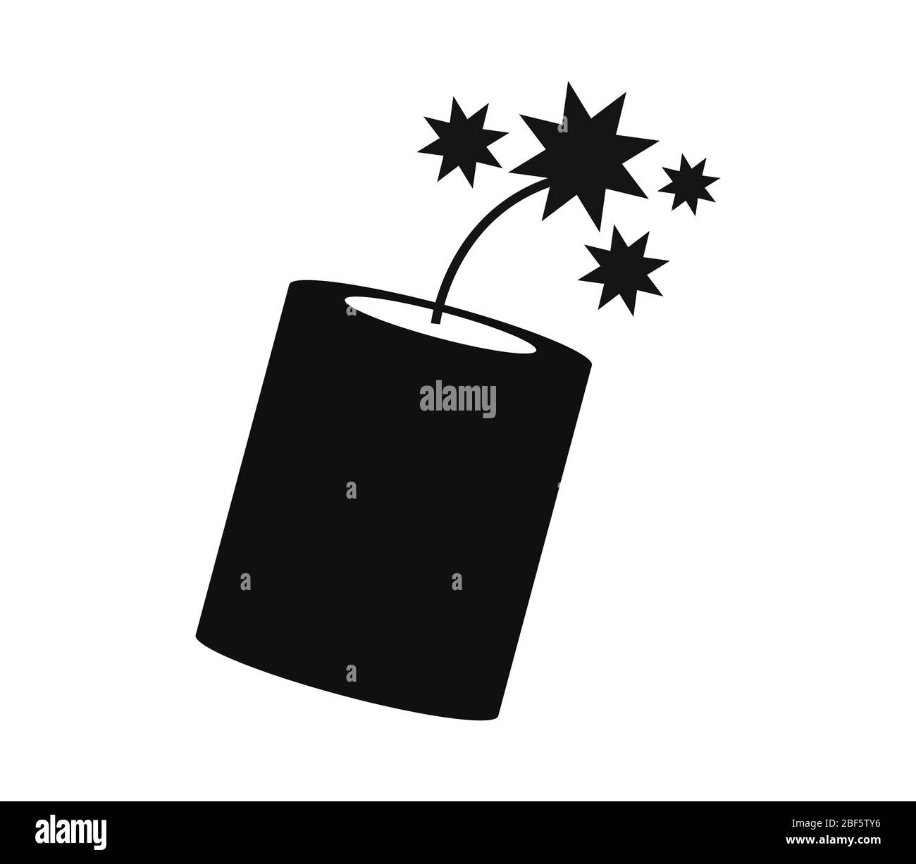 dynamite icon illustrated in vector on white background Stock Vector ...