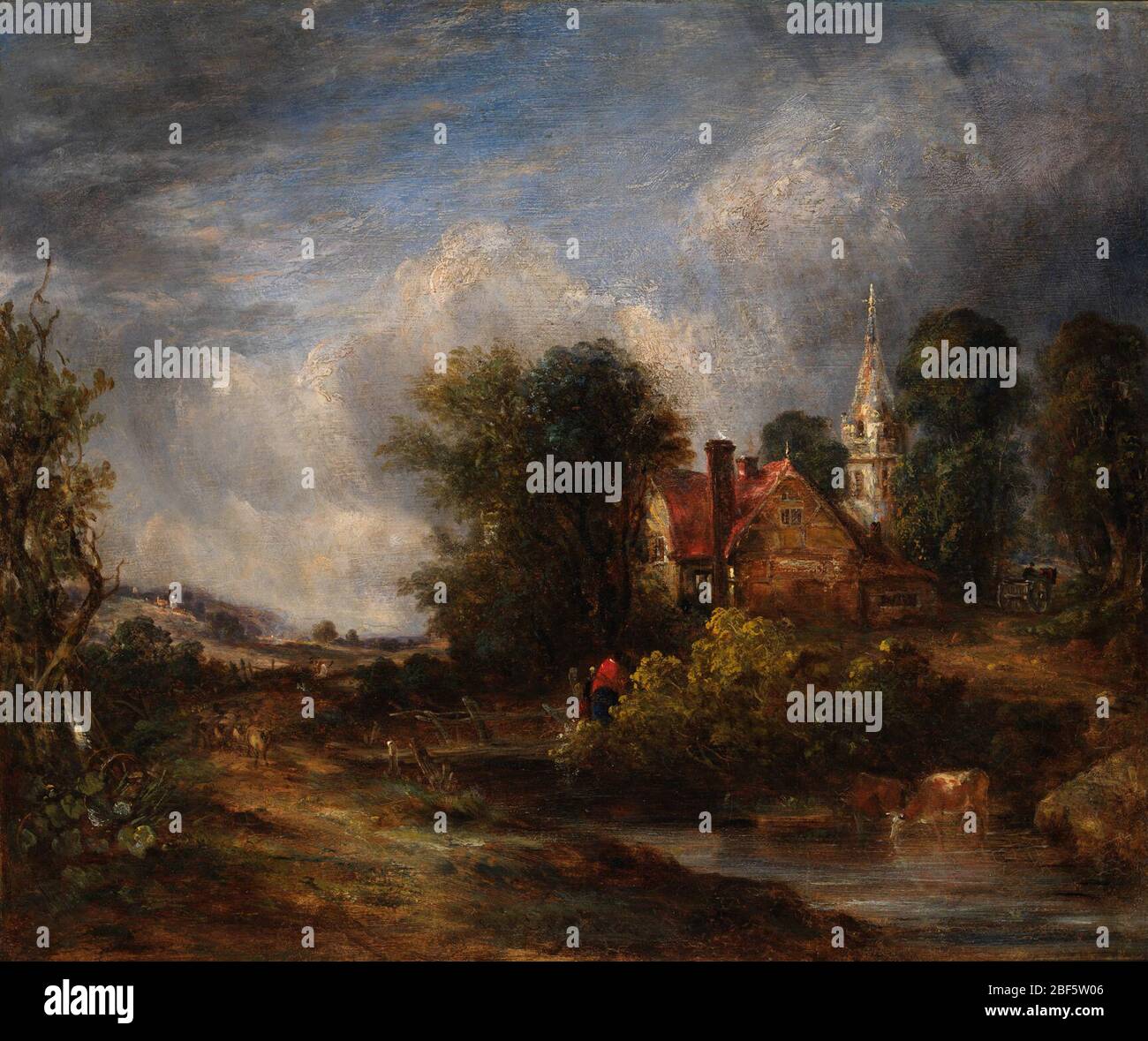 The Valley Farm Stock Photo - Alamy