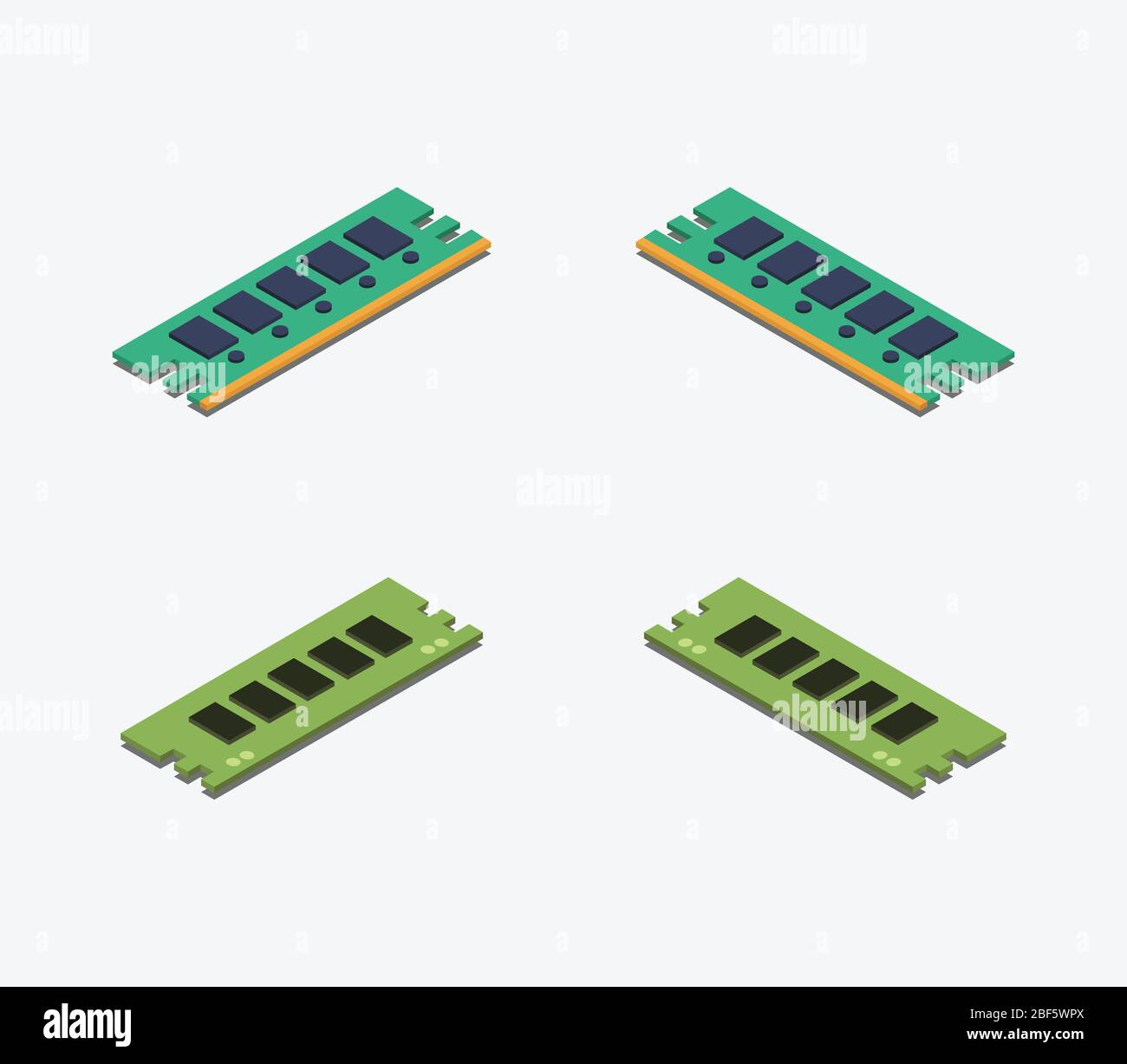 ram icon illustrated in vector on white background Stock Vector Image ...