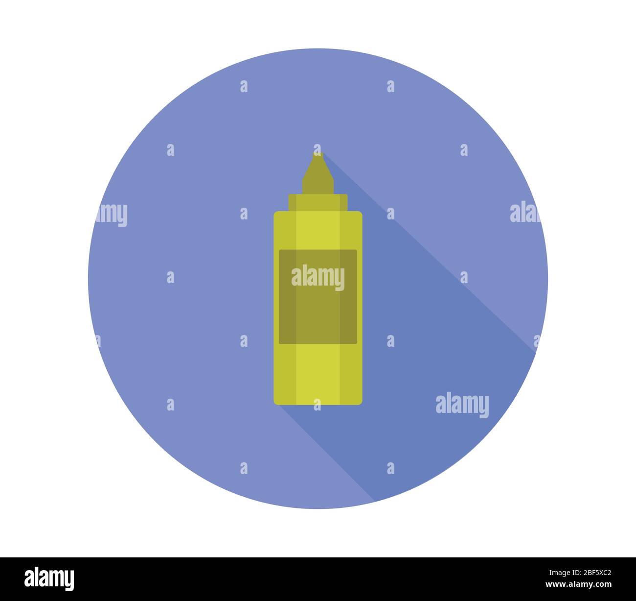 mustard icon illustrated in vector on white background Stock Vector ...