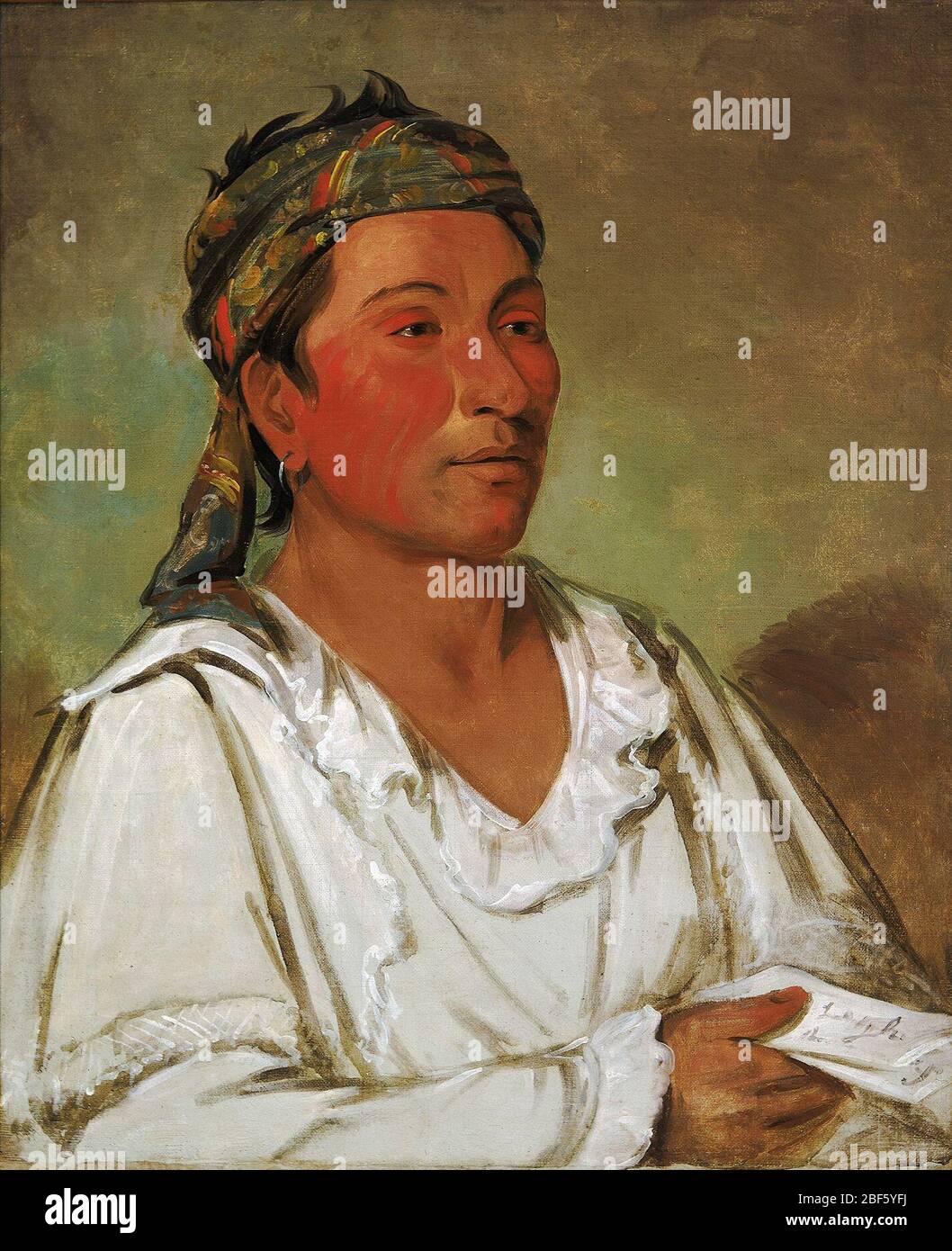 Layloahpeeisheekaw Grass Bush and Blossom Semicivilized. George Catlin ...