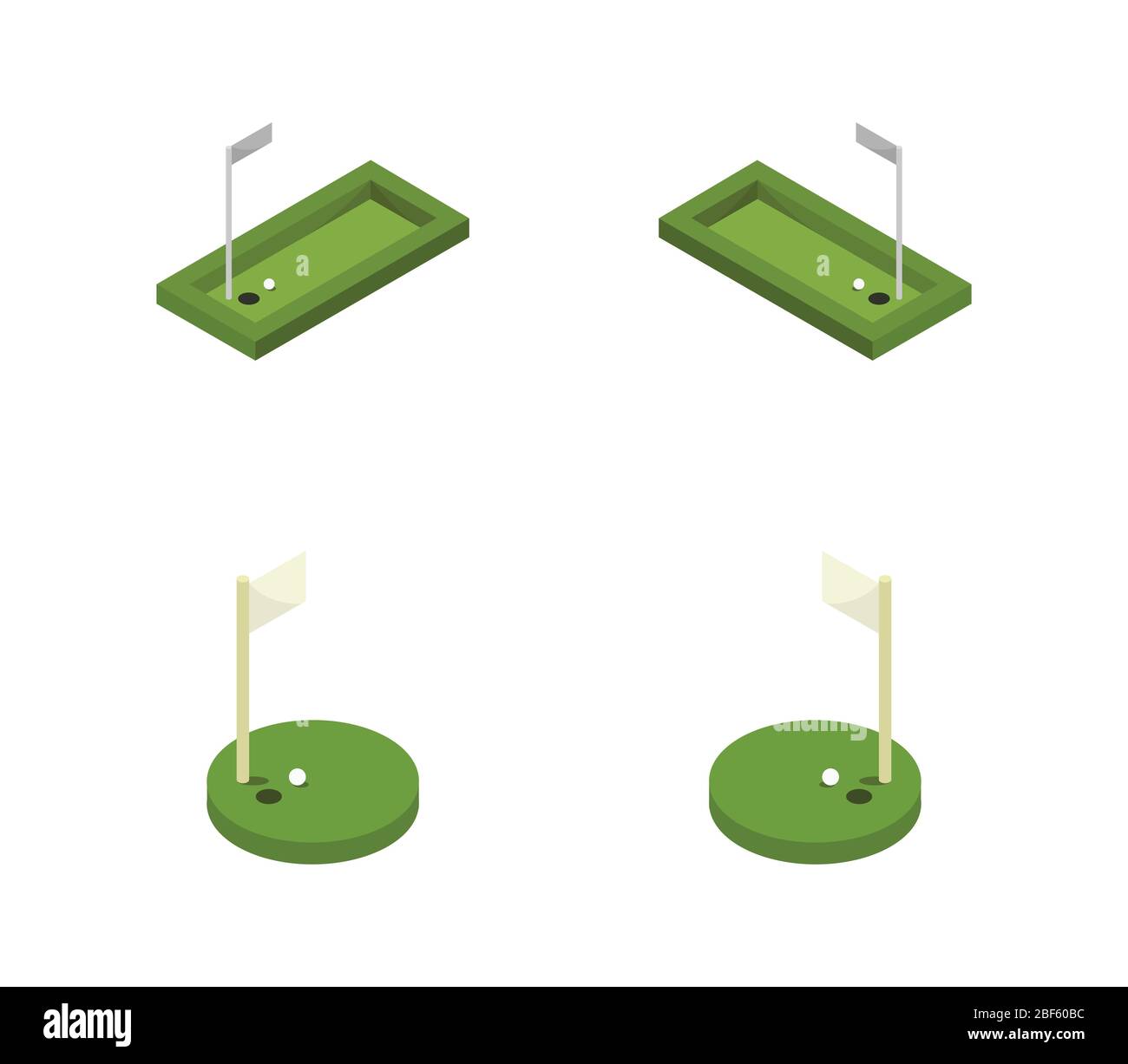 golf icon illustrated in vector on white background Stock Vector Image ...