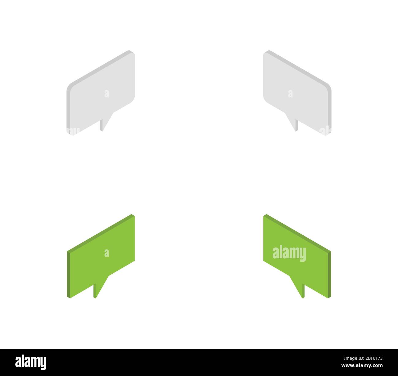 cloud dialogue icon illustrated in vector on white background Stock ...
